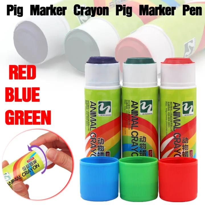 1Pc Pig Marker Crayon Pig Marker Pen Cattle And Sheep Marker Crayon ...
