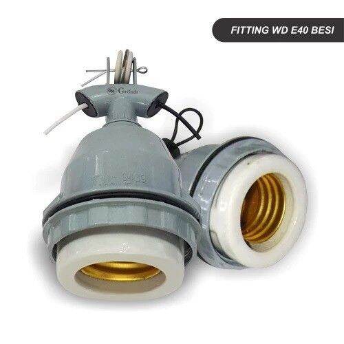 Fitting Gantung Keramik WD E40 Lampu Jalan / Fitting Lampu JALAN WD E-40 FITING BESAR | Lazada ...