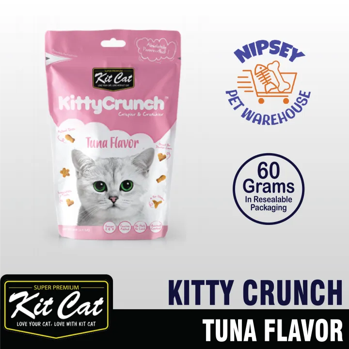 KIT CAT Kitty Crunch Tuna Flavor Cat Treats 60g | Lazada PH