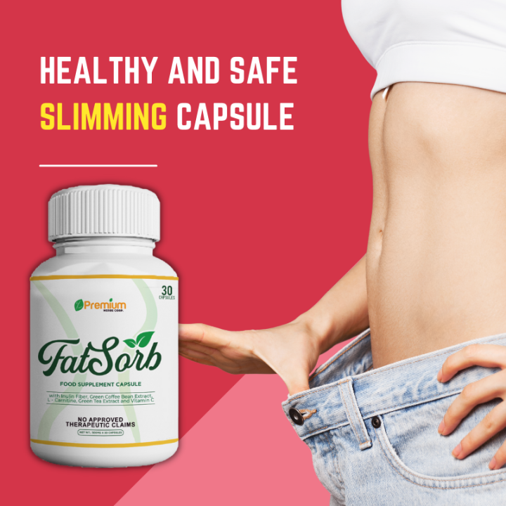 PHC FatSorb Healthy and Slimming Capsules Fat Absorber Fats Blocker Fat ...