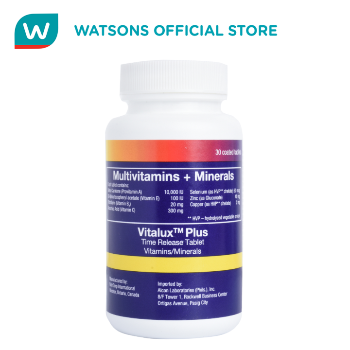 VITALUX Plus Multivitamins + Minerals 1 Coated Tablet | Lazada PH