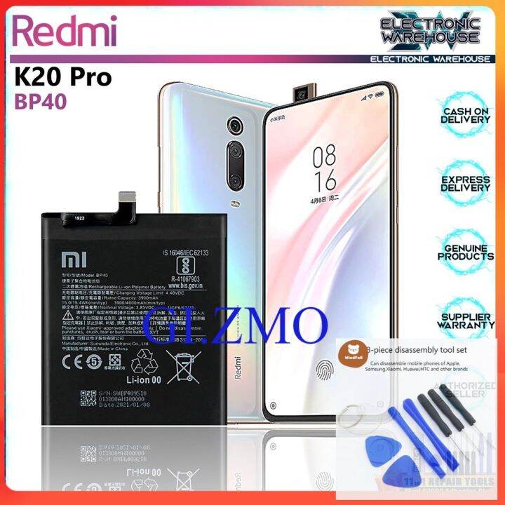 แบตเตอรี่ Redmi K20 Pro BP40 Battery มีประกัน 6 เดือน แถมเครื่องมือ ...