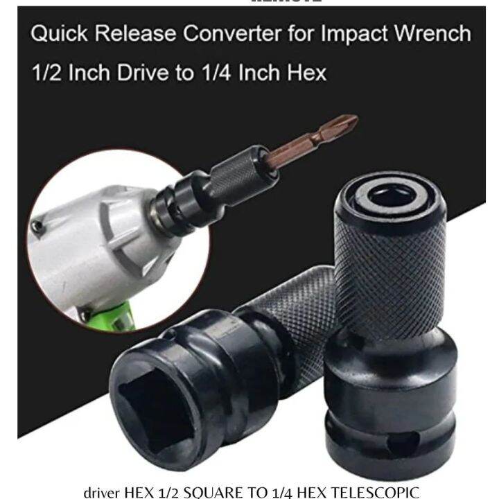 HEX Socket Adapter Spanner Set Drive Converter Impact / KONEKTOR DRIVER ...