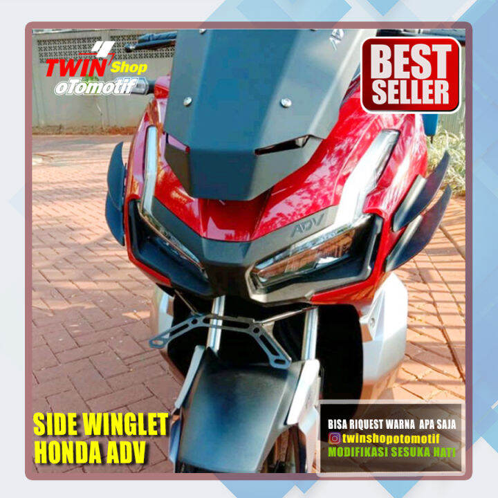 HONDA ADV WINGLET HONDA ADV WINGLET SAMPING ADV, SIDE WINGLET ADV HITAM ...