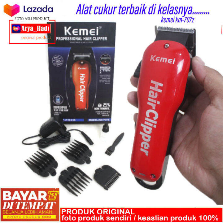 Alat Pencukur Rambut Kemei 707Z Mesin Pangkas Rambut Barbershop Professional Hair Clipper ...