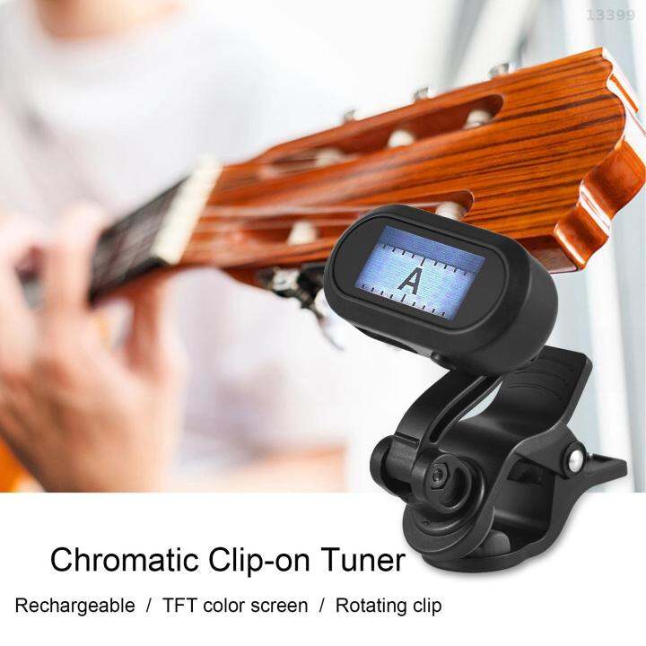 AROMA AT-800 Clip-on Tuner Rechargeable Mini Portable Digital Tuning ...