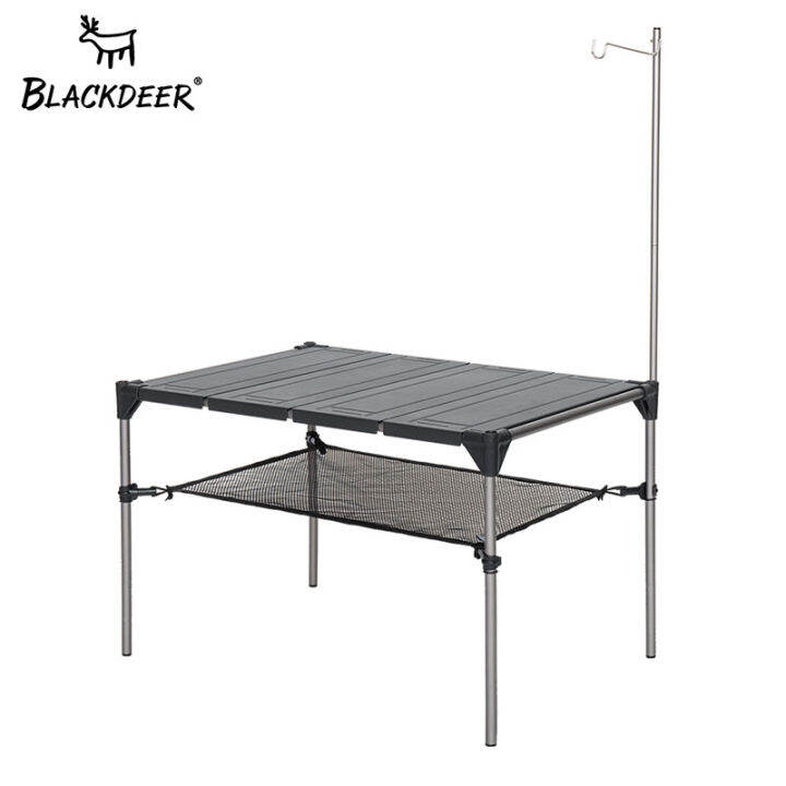 BLACKDEER Outdoor Camping Desk Aluminum Alloy Folding Table Portable ...