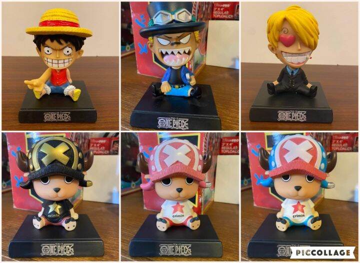 LUFFY, CHOPPER, SANJI, ZORO, SABO BOBBLEHEAD - ONE PIECE - BOBBLE HEAD ...