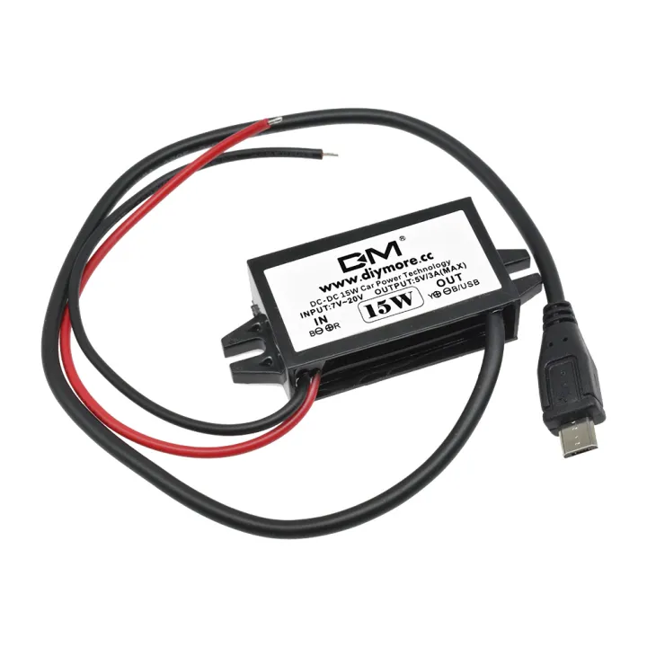 Original Diymore DC-DC Converter Module 12V To 5V Micro USB Power ... Original Diymore DC-DC Converter Module 12V To 5V Micro USB Power ...