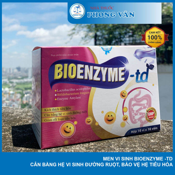 Men vi sinh Bioenzym TD Cân bằng hệ vi sinh đường ruột, bảo vệ hệ tiêu ...