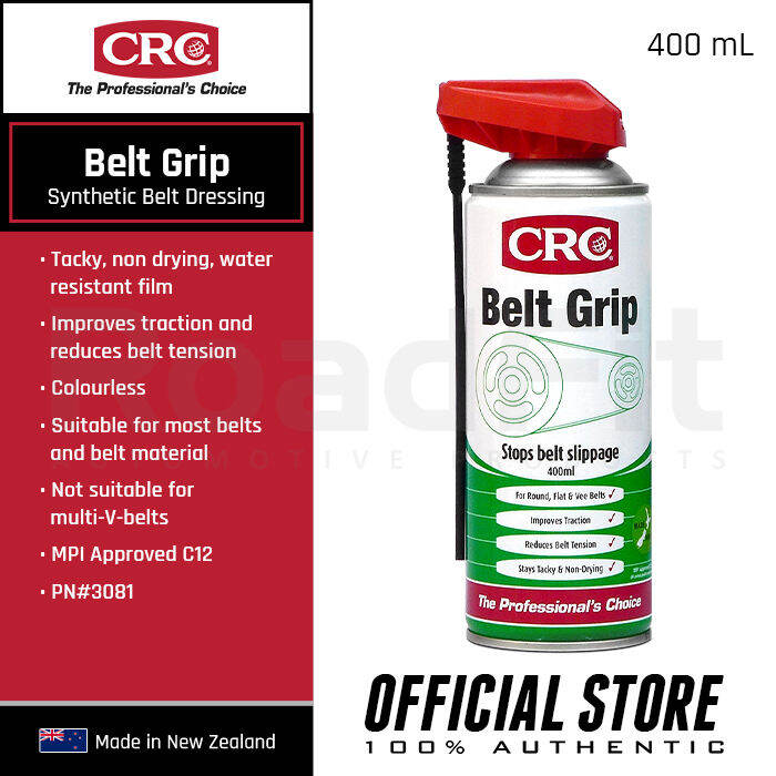 CRC Belt Grip Synthetic Belt Dressing 400ml, 1 Spray Can PN#3081 Car ...