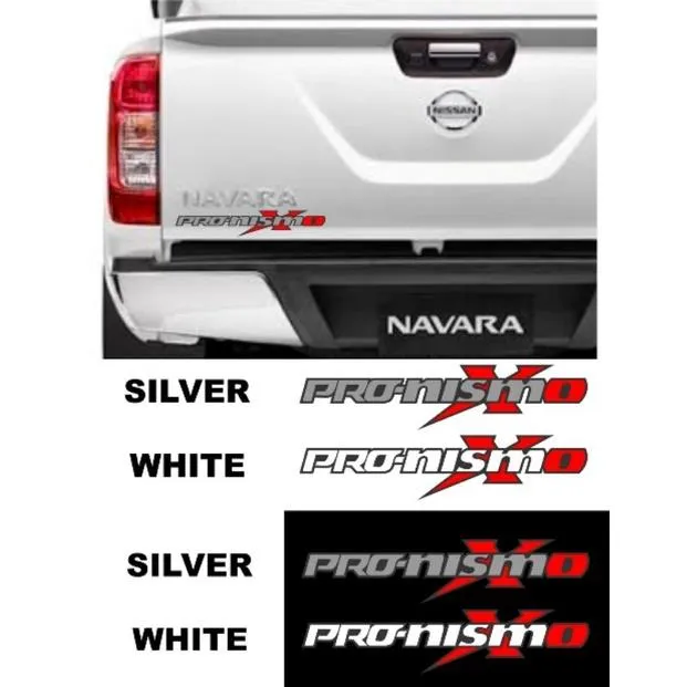 ☑﹊ Nissan Navara Pro-nismoX Sticker Design for Tailgate | Lazada PH