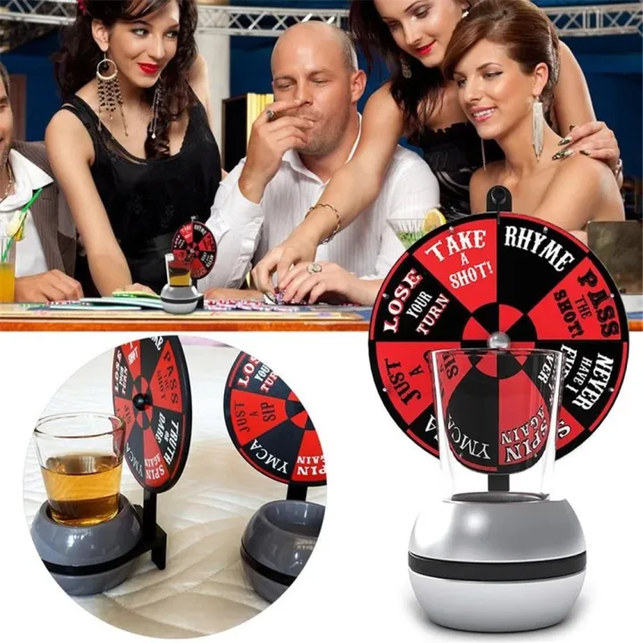 เกมตลก Spin Lucky Wheel Creative Family Party เกมเครื่องดื่ม Turntable ...