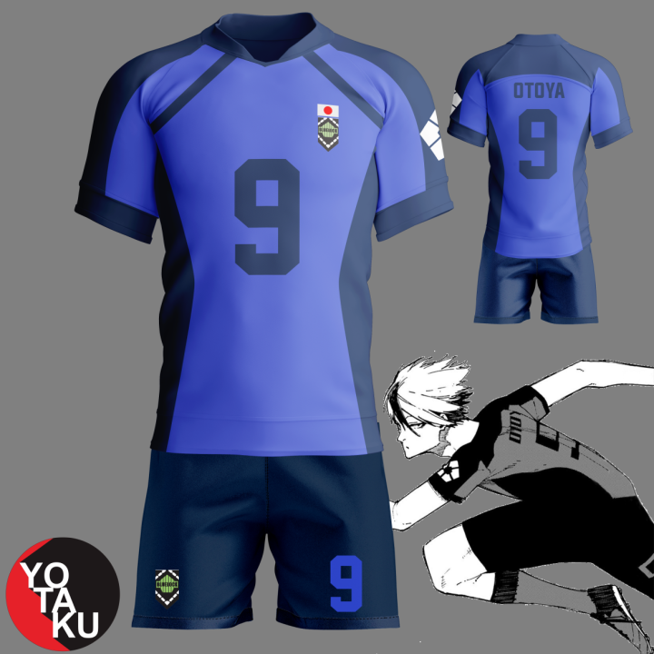 Jersey Anime Cosplay Blue Lock Eita Otoya Team Eleven Full Set YOTAKU ...