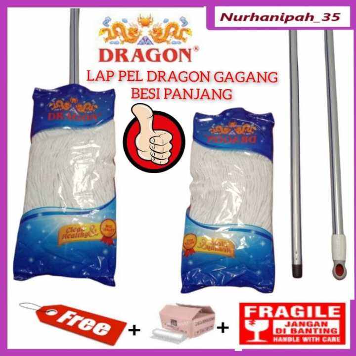 Kain pel lap mop DRAGON daun lantai murah tapi bukan murahan good murah ...