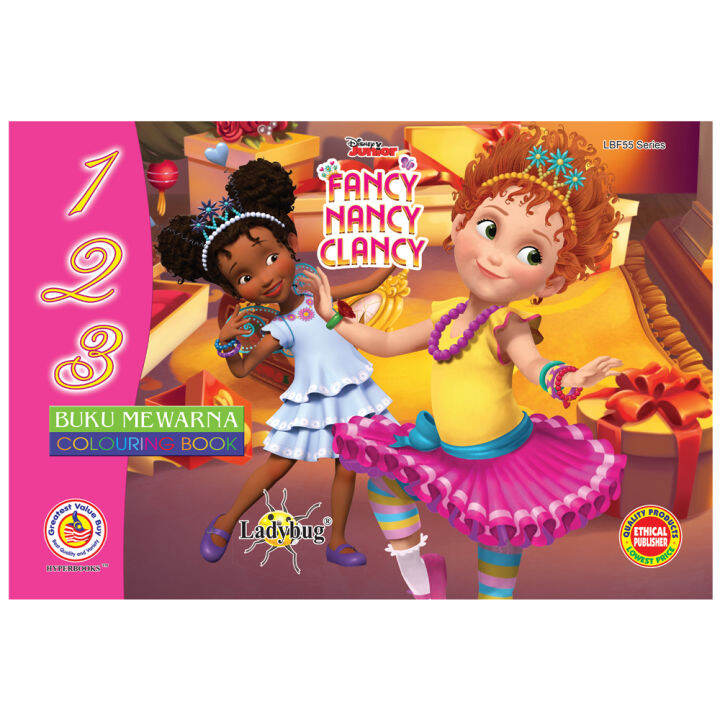 Disney Fancy Nancy Clancy 123 Colouring Book LBF55 SERIES | Lazada