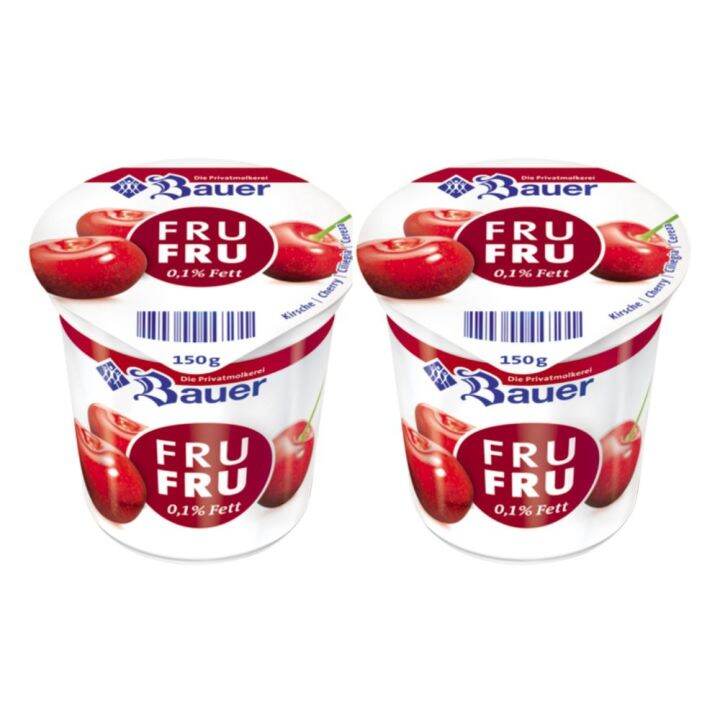 Bauer Fru Fru Fruit Yogurt Cherry 150g - Pack of 2s | Lazada PH