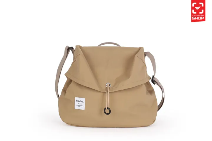 ilovetogo กระเป๋า Hellolulu - Helio Day Crossbody M สี Brown Beige | Lazada.co.th