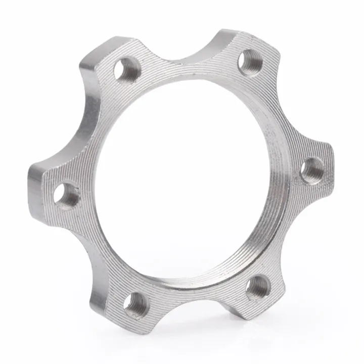 Aluminum Alloy MTB Bicycle Threaded 6-Hole Disc Brake Rotor Adapter ...