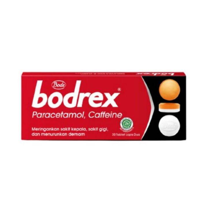 Bodrex Obat Sakit Kepala Box Isi 20 Tablet | Lazada Indonesia