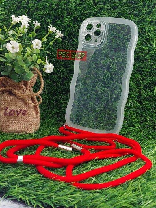 Case Bening Gelombang + TALI ( IPHONE 13 PRO ) Casing Hp Terbaru 2023 ...