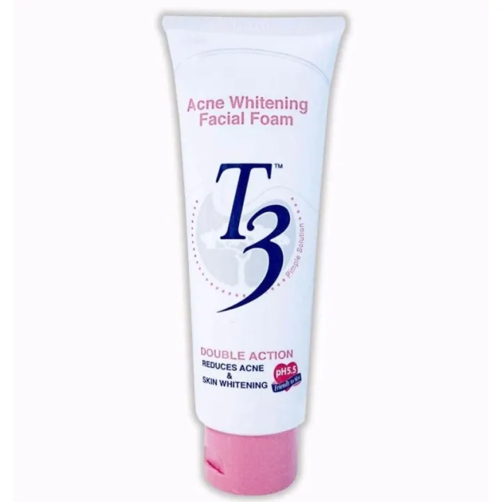 T3 Acne Whitening Facial Foam 100G | Lazada