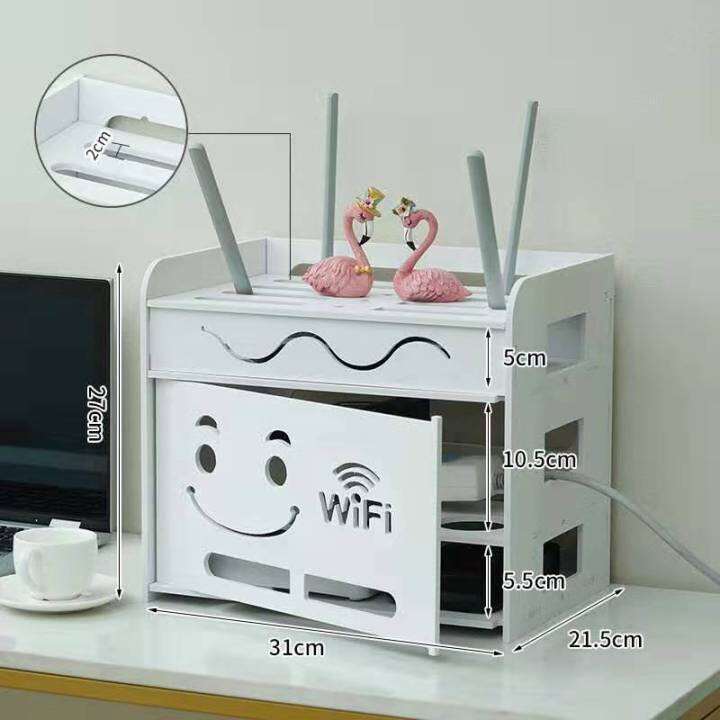 Wifi wireless router rack storage box wire socket patch panel finishing ...