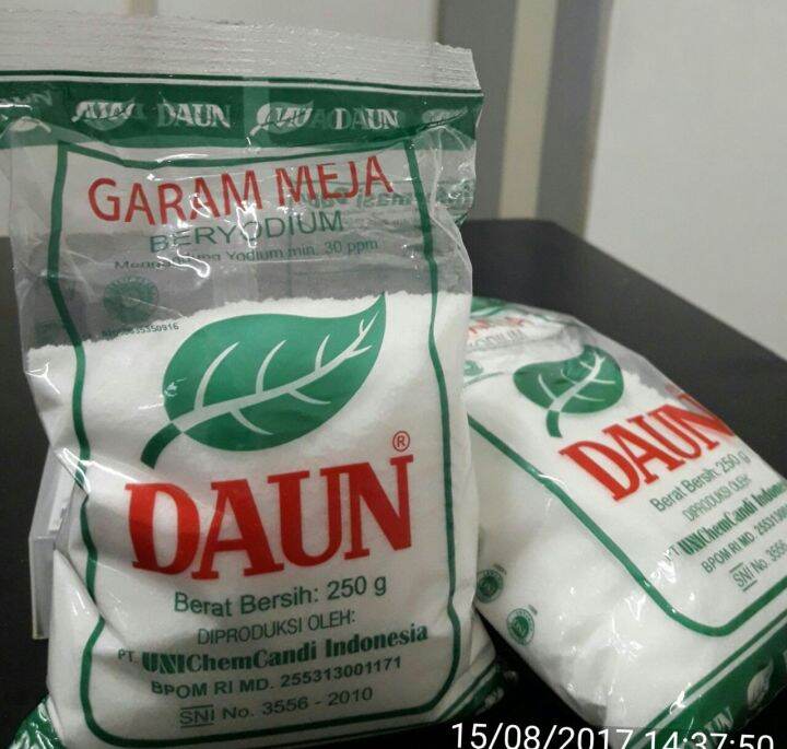 Termurah / Garam Meja Beryodium Premium Cap DAUN Original 100% / Lebih ...