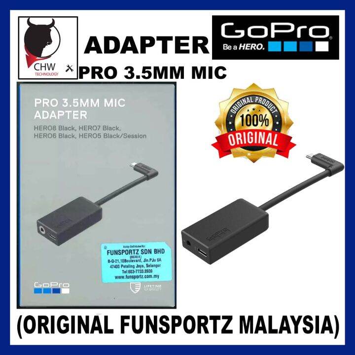 GOPRO Pro 3.5MM MIC ADAPTER | Lazada