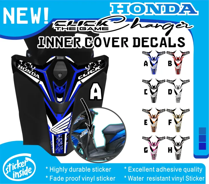 Honda Click Inner Body Printed Decals Sticker | Lazada PH