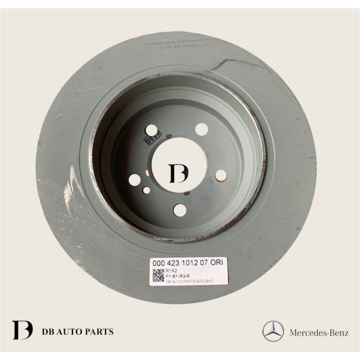 ORIGINAL MERCEDES BENZ W211 W212 REAR BRAKE DISC SET/2PCS (0004231012 ...