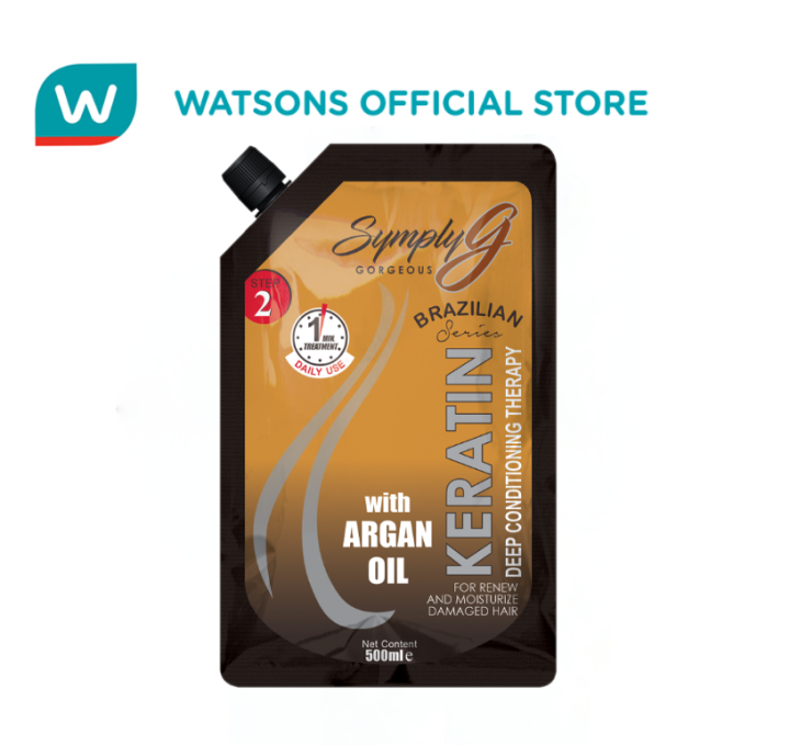SYMPLY G Keratin Conditioner With Argan Oil 500ml | Lazada PH