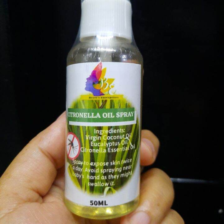 BRYELS CARE 50ML CITRONELLA OIL SPRAY Anti DEngue Anti Lamok Skin ...