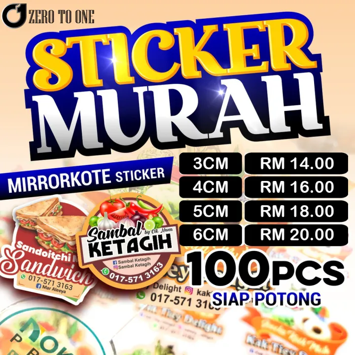 [PRE-ORDER] STICKER PRINTING (CUSTOM STICKER & LABEL PRODUK) (ETA: 2022 ...