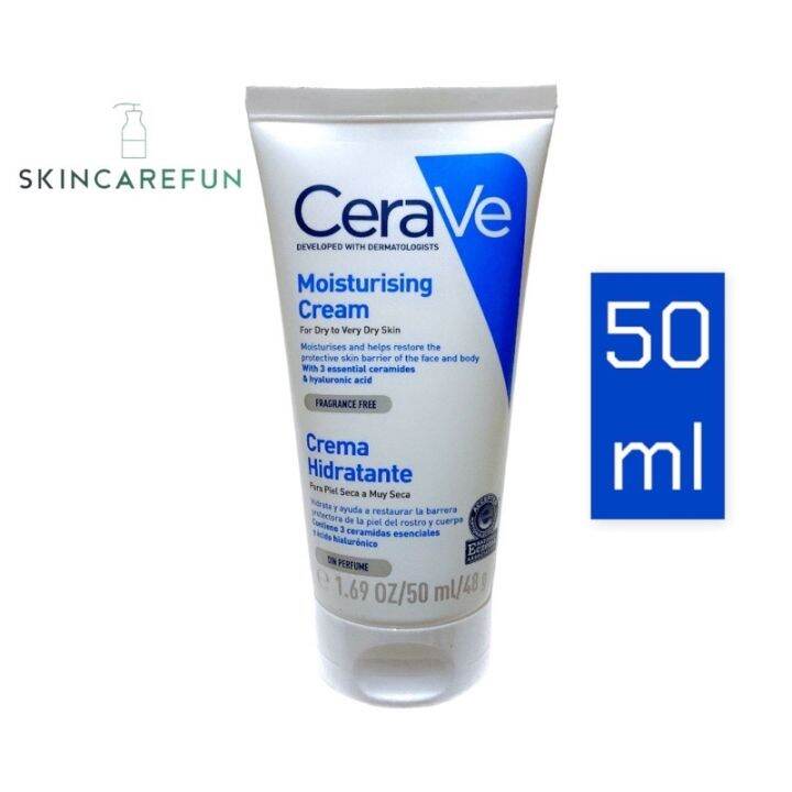 (แท้/พร้อมส่ง) CERAVE Moisturising Cream 50ml. เซราวี มอยซ์เจอร์ไรซิ่ง ...