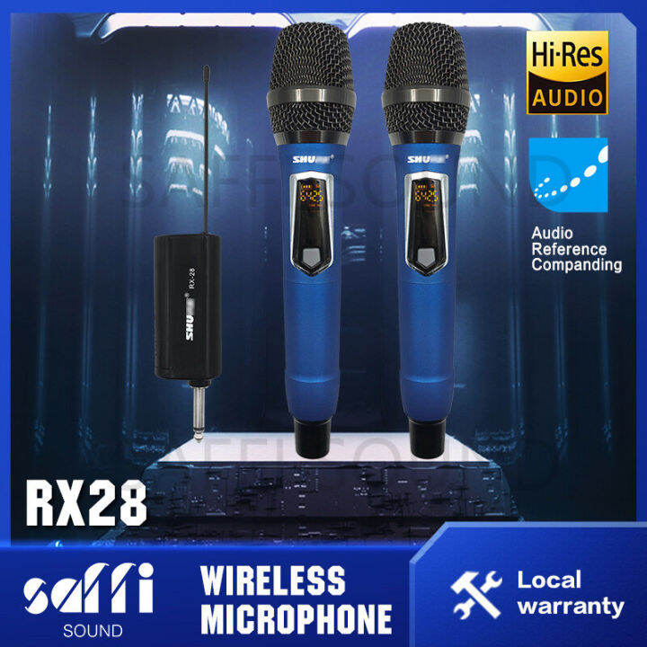 [COD] SHURE RX28 ไมโครโฟนไร้สายระดับมืออาชีพ UHF เข้ากันได้กับอุปกรณ์ ...