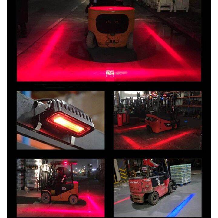HYS 10-80V Forklift Safety Led Light Warehouse Warning Light Security ...
