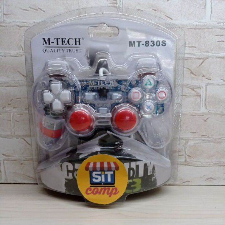 JOYSTIK PC / LAPTOP GAMEPAD KABEL TRANSPARAN MTECH MT-830S | Lazada Indonesia