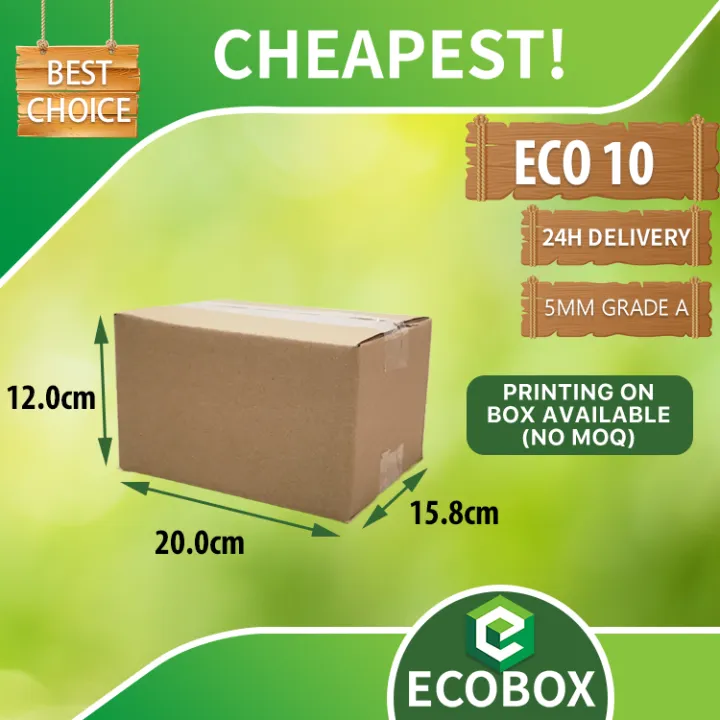 ECOBOX C2 Carton box 20 X 15.8 X 12cm. Small Medium Boxes. Moving ...