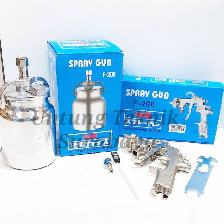 MEIJI F200 S Spray Gun 2.0mm Tabung Bawah - Original UT | Lazada Indonesia