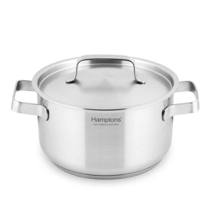 HAMPTONS REX Stainless Steel IH Induction Stew Pot (18cm) Dishwasher ...