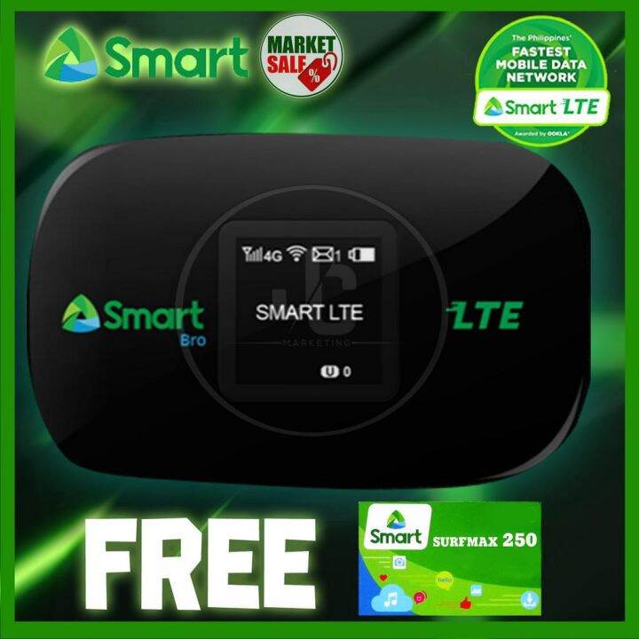 Smart™ New* LTE Smart Pocket Wifi Free 300 Smart Bro LoadCard ...