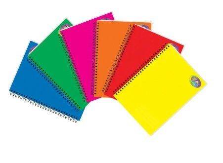 ASSORTED BRAND COLOR CODED SPIRAL NOTEBOOK - 80 leaves (10 pcs) | Lazada PH