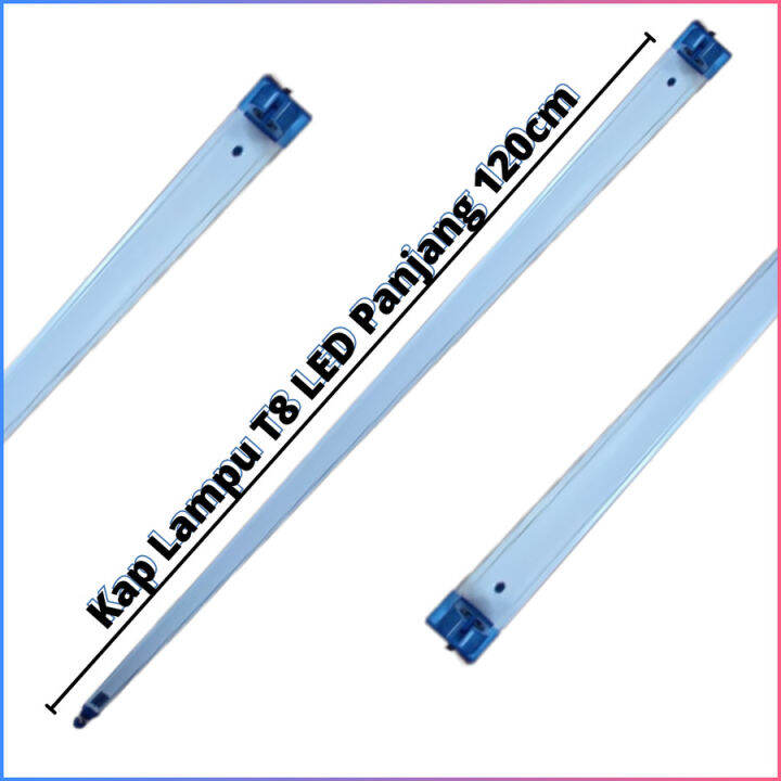 KAP LAMPU TL 120cm KAP LAMPU T8 120cm RUMAH TL LED HOUING 120cm PUTIH | Lazada Indonesia
