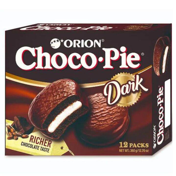 Korea Choco Pie Dark 12's (360g) | Lazada PH