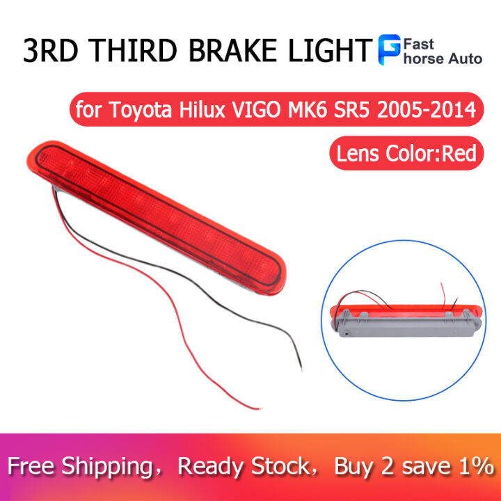 Car LED Rear Tailgate 3Rd Brake Light Lamp for Toyota Hilux VIGO MK6 SR5 2005-2014 81570-0K080 ...