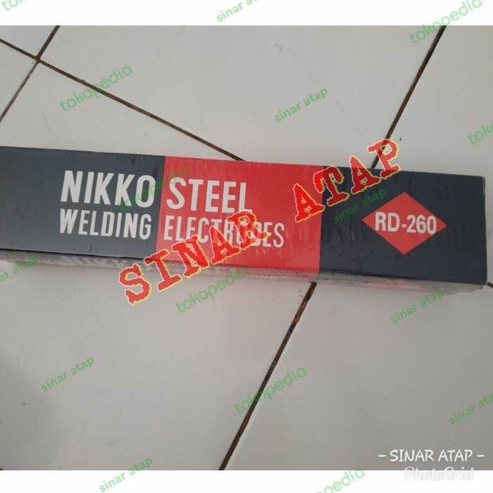 KAWAT LAS NIKKO RD 260 2.6MM 1 DUS BERAT 5KG - GENIUSSTORE9 | Lazada Indonesia