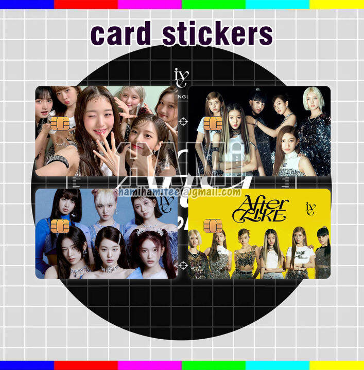 IVE CARD STICKER - IVE DIVE TNG STICKER - AN YUJIN GAEUL REI JANG WONGYOUNG LIZ LEESEO PHOTOCARD ...