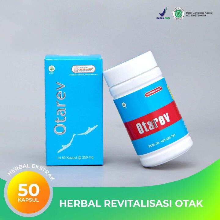 Herbamed Obat Suplemen Generasi Otak Cerdas Vitamin Daya ingat Otarev ...