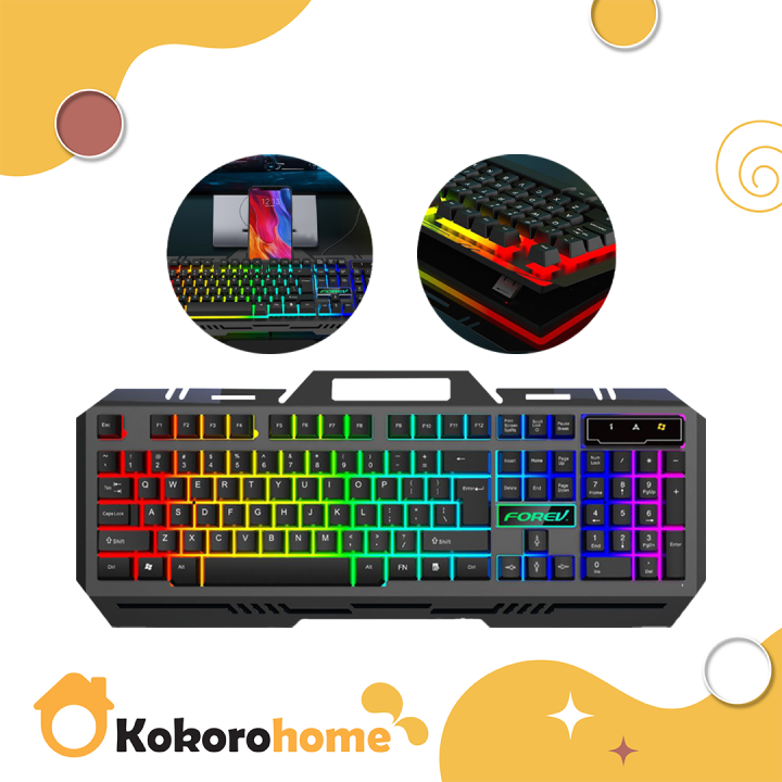 KOKORO Forev FV-Q307 Wired Gaming Keyboard Mechanical E-Sports Game ...